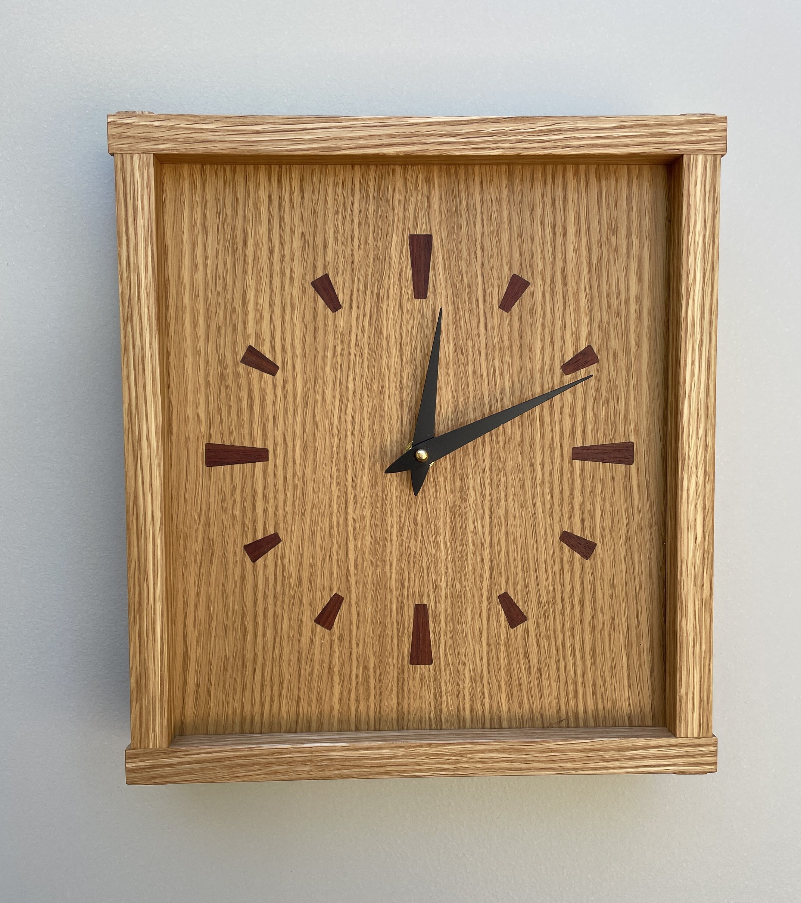 Dovetailed Riftsawn White Oak Wall Clock - Etsy