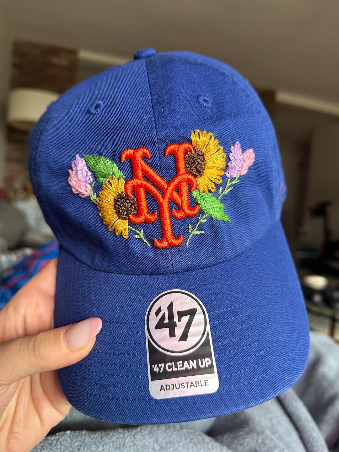 Hand Embroidered Floral Mets Cap - Etsy