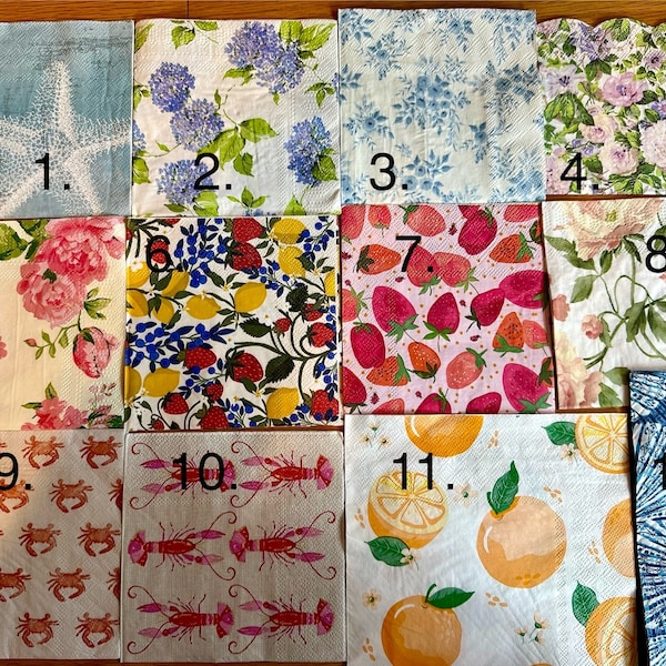 Decorative Napkins - Etsy