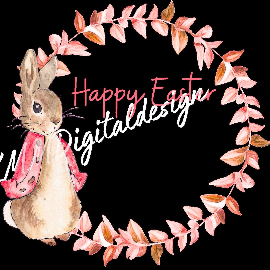 Easter Rabbit Png, Easter Digital Design, Peter Rabbit, Flopsy Bunny ...