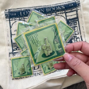 PREORDER: Little Green Man Enamel Pin - GLOWS - Etsy