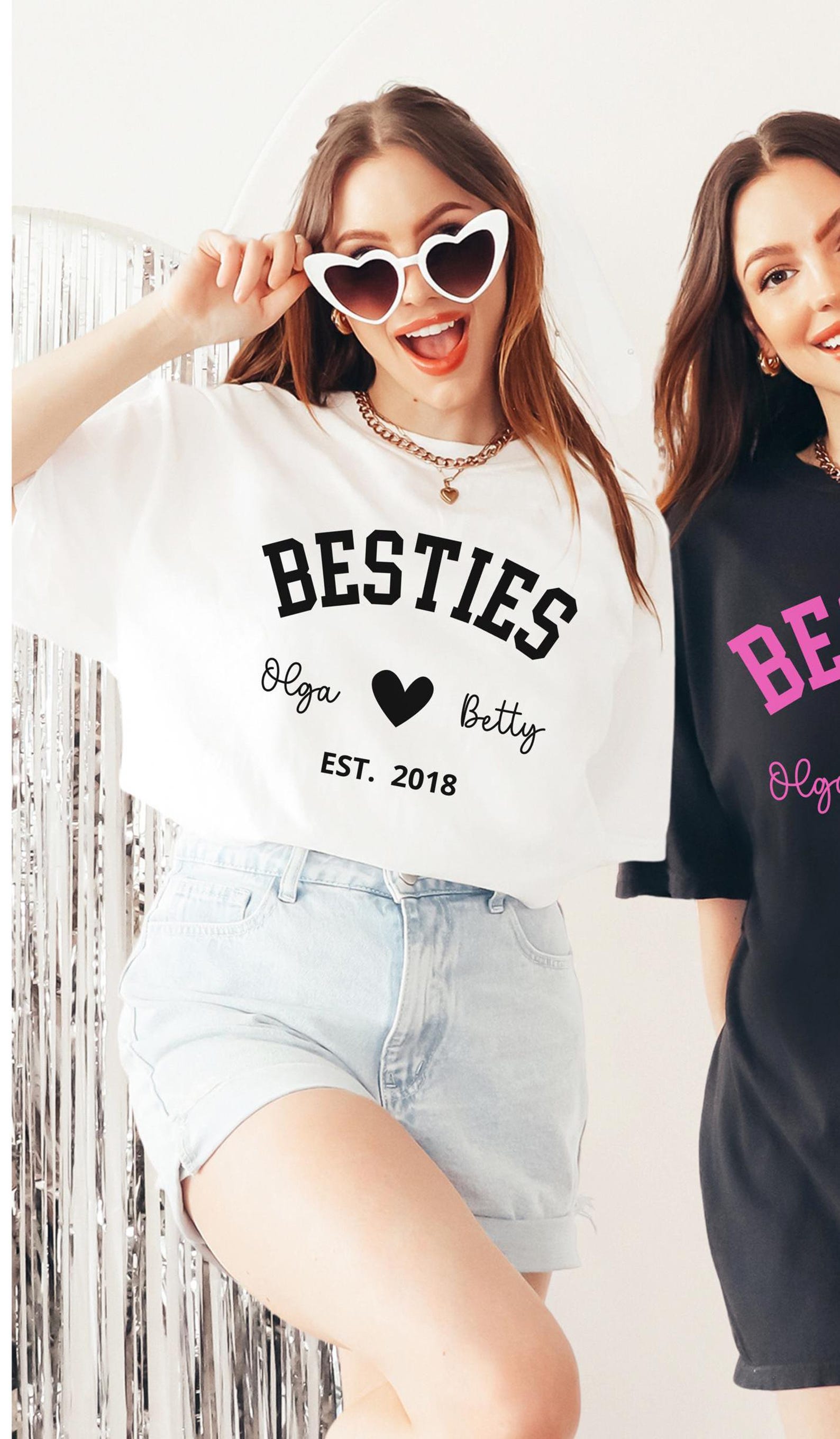 Custom Bestie Sweatshirt, Best Friends Sweatshirt, Eight Billion Hoodie ...