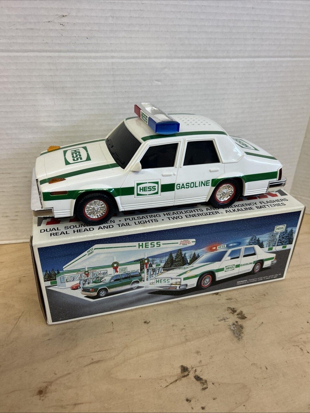 1993 Hess Truck Patrol Police Car NEW in Box - Etsy