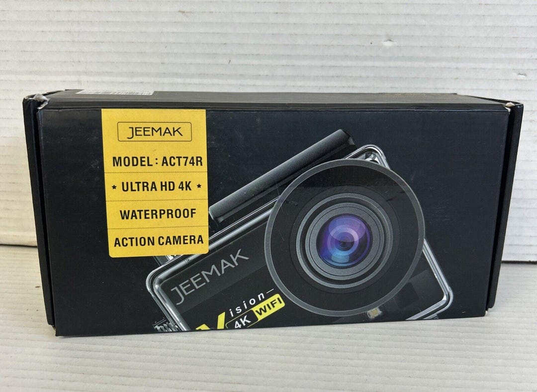 Jeemak action Camera Ultra HD 4K Waterproof Model ACT74R Wifi Go Pro ...
