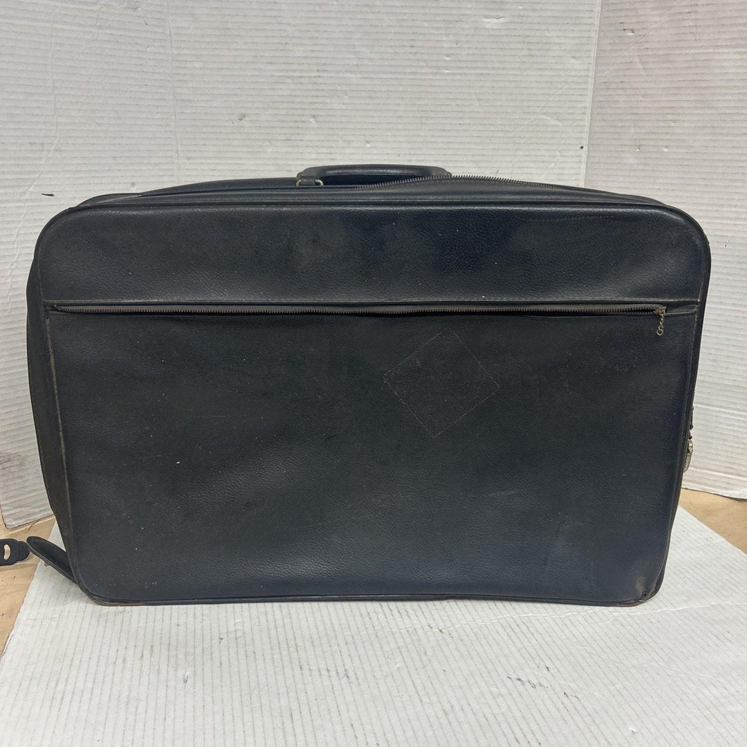Vintage Antique 3 Piece Suitcase Set Leather Bantam Travelware - Etsy