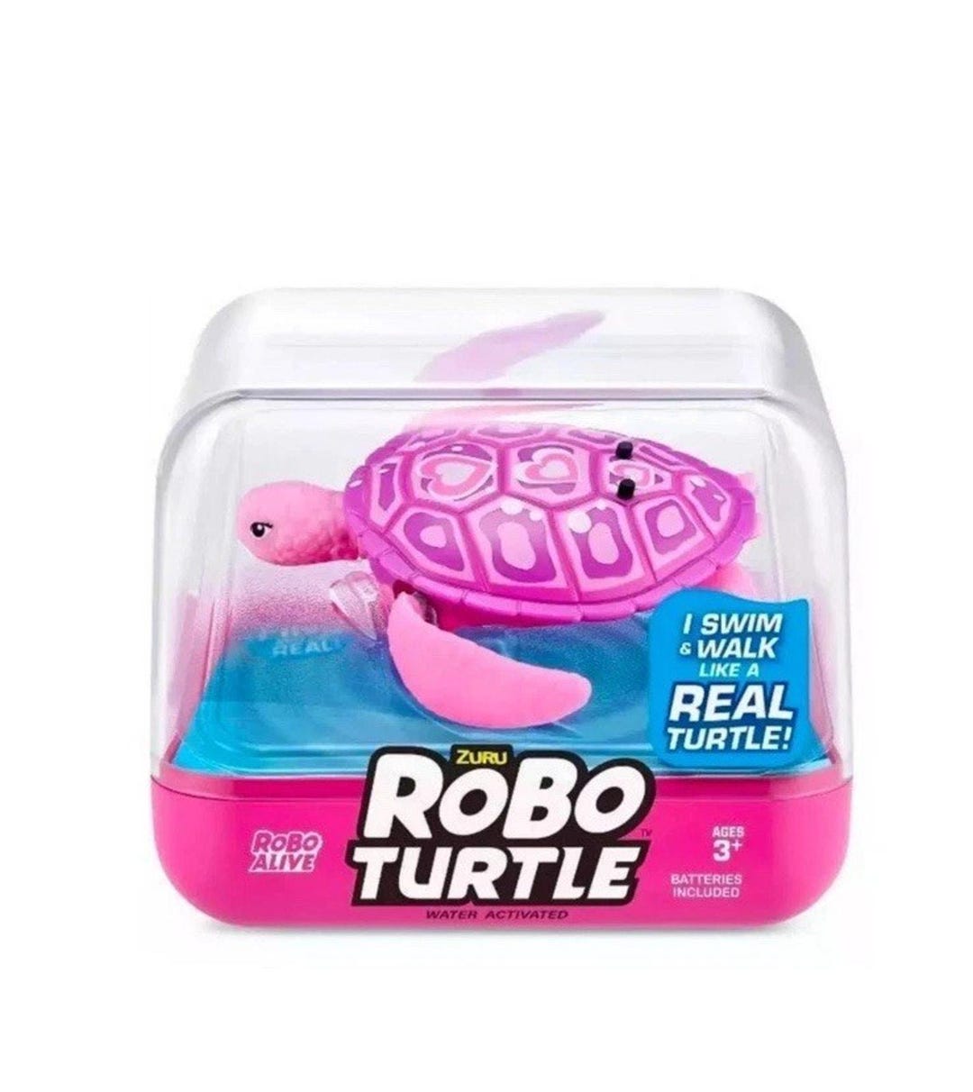 Zuru Robo Alive Turtle Robotic Swimming Turtle Pink NEW! - Etsy