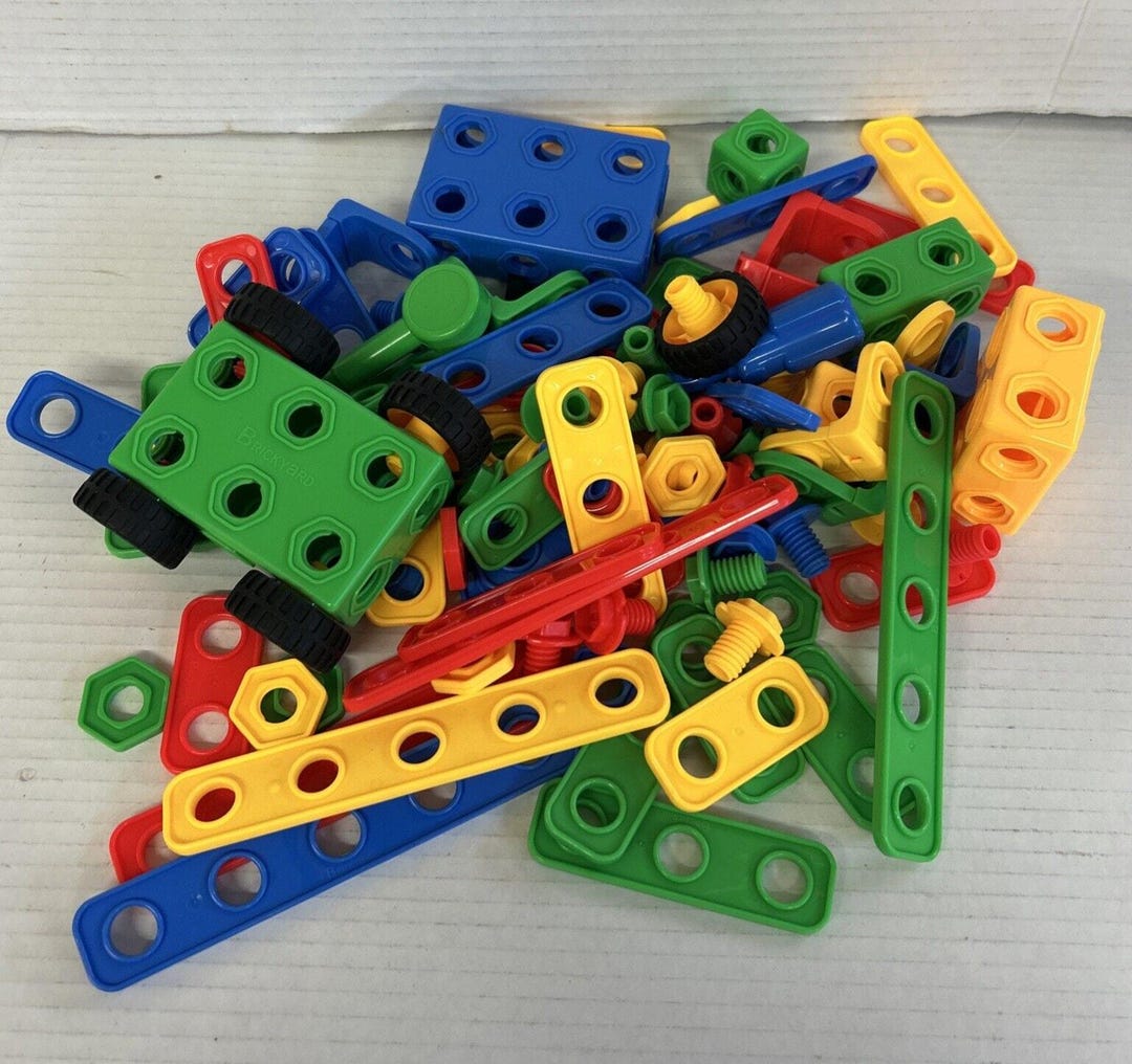 Brickyard Educational Construction Building Blocks STEM Toys 100 Pieces ...