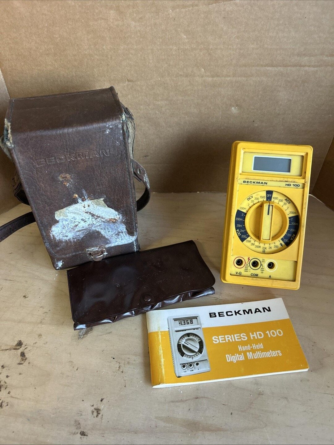 Vintage Beckman Industrial Digital Multimeter HD100 - Etsy