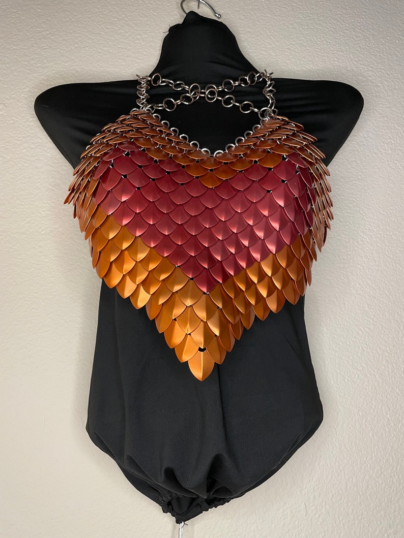Scalemail Heart Top - Etsy