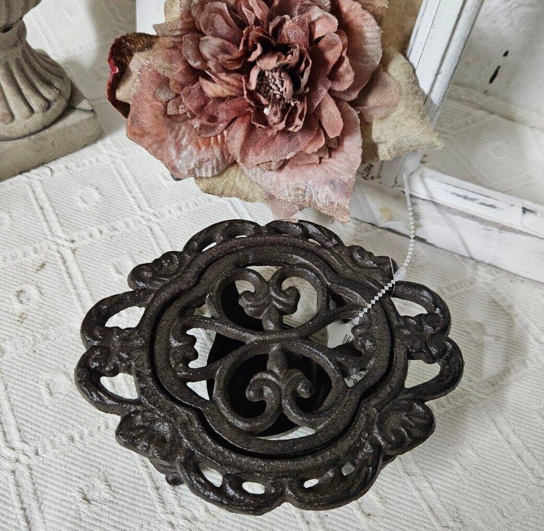Teapot Warmer/cast Iron Teapot Coaster/cast Iron Teapot Warmer Coaster ...