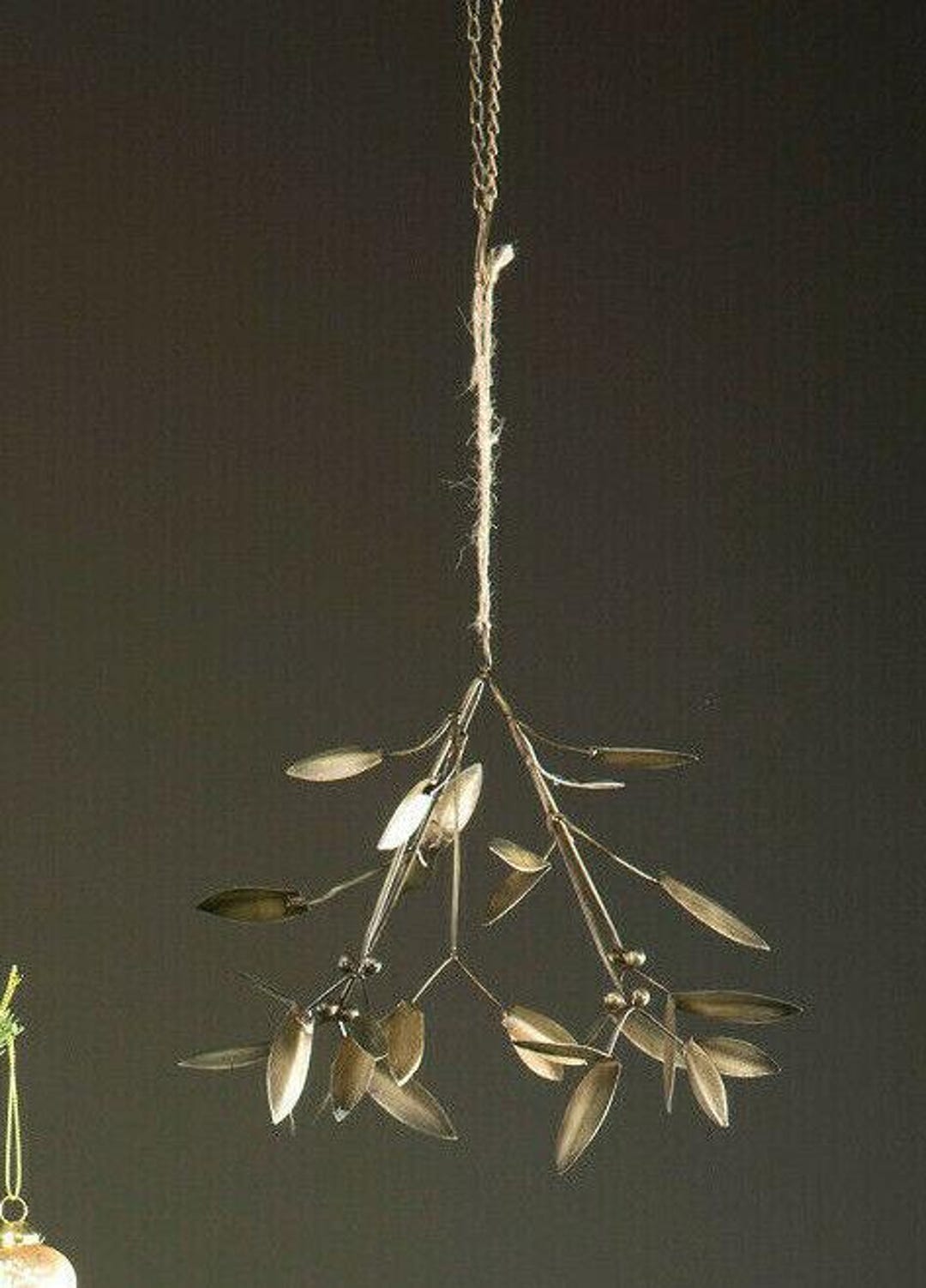 Mistletoe Mistletoe Metal Christmas Shabby Chic Vintage 12 Cm - Etsy