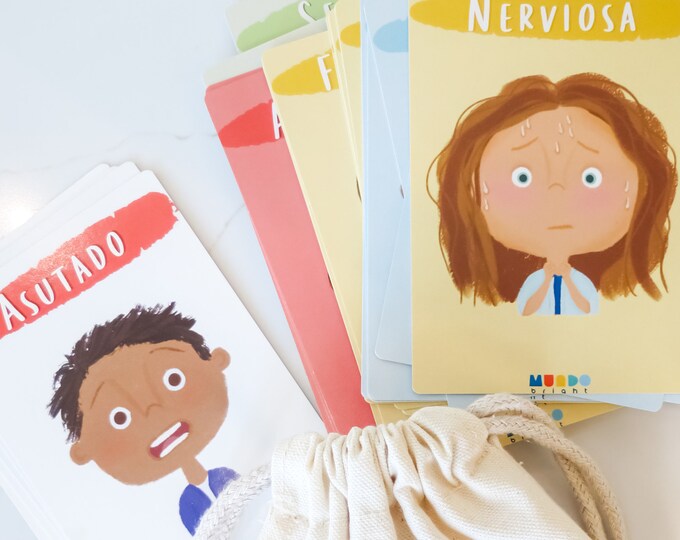 Spanish Emotional Intelligence Cards for Kids Learn to Manage Emotions ...
