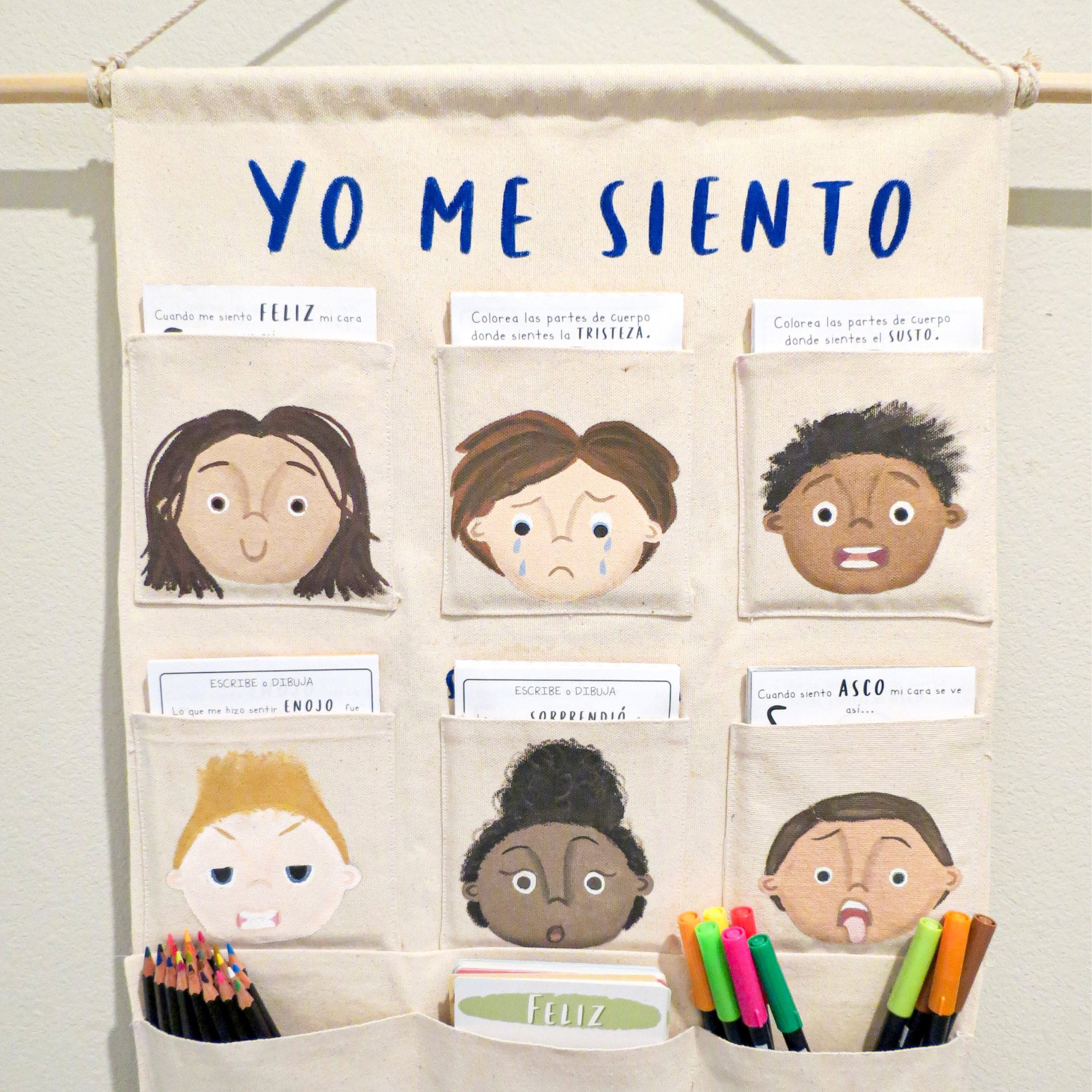 Emotions Banner for Kids - Hand Painted, Interactive Emotional Learning ...