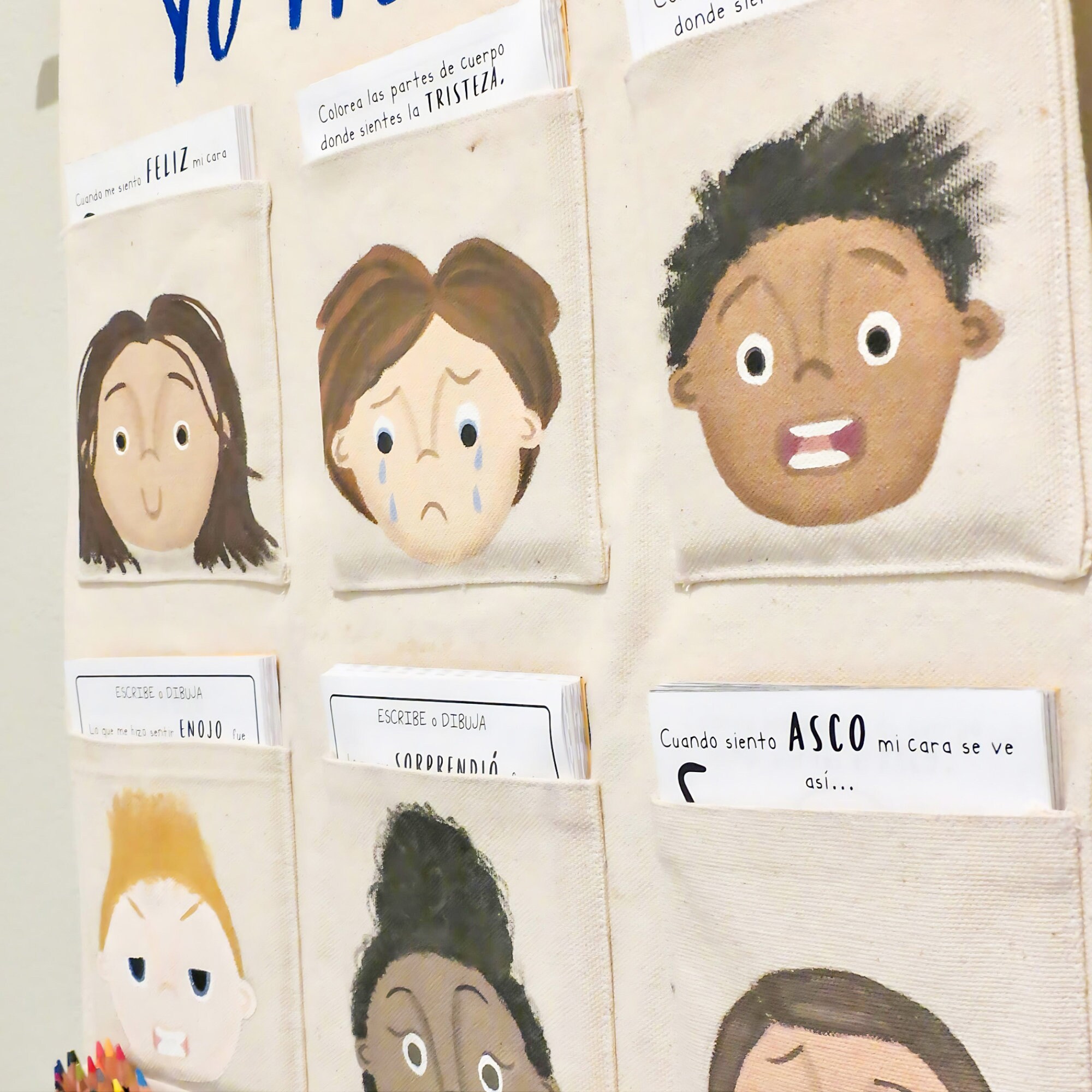 Emotions Banner for Kids - Hand Painted, Interactive Emotional Learning ...
