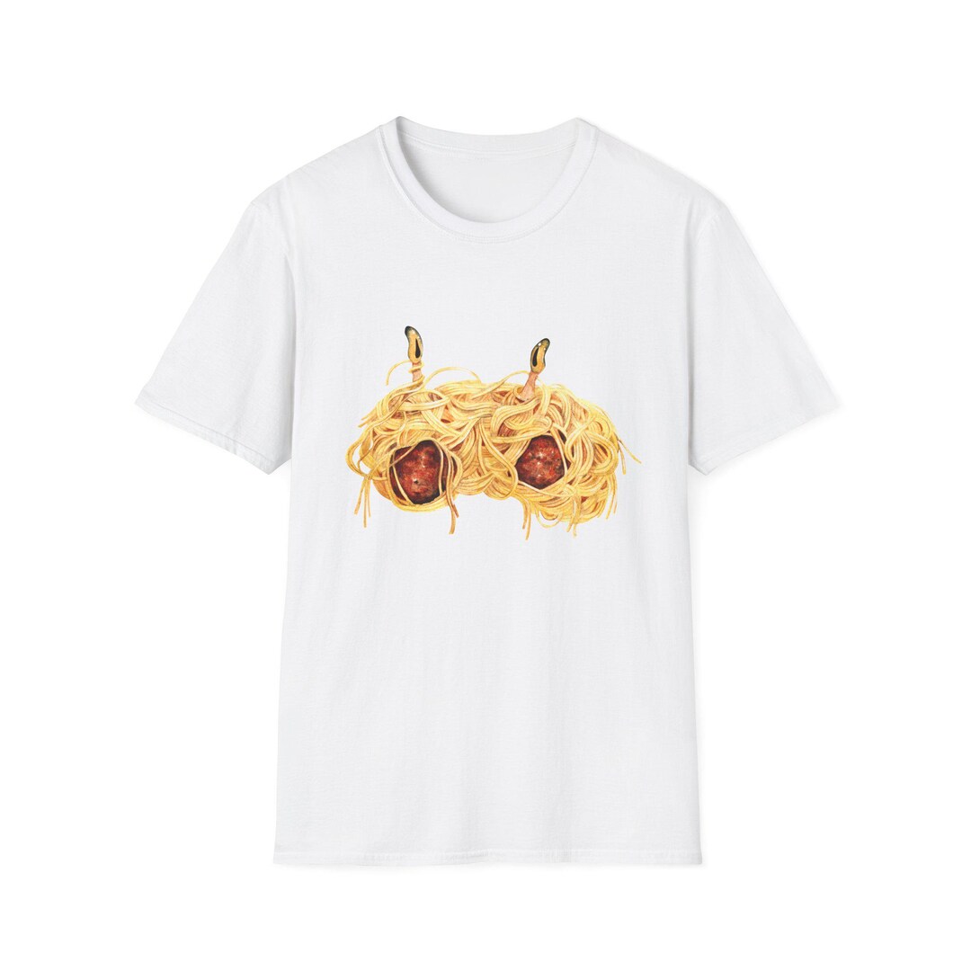 Flying Spaghetti Monster T-shirt - 'spaghetti and Meatballs' Graphic ...