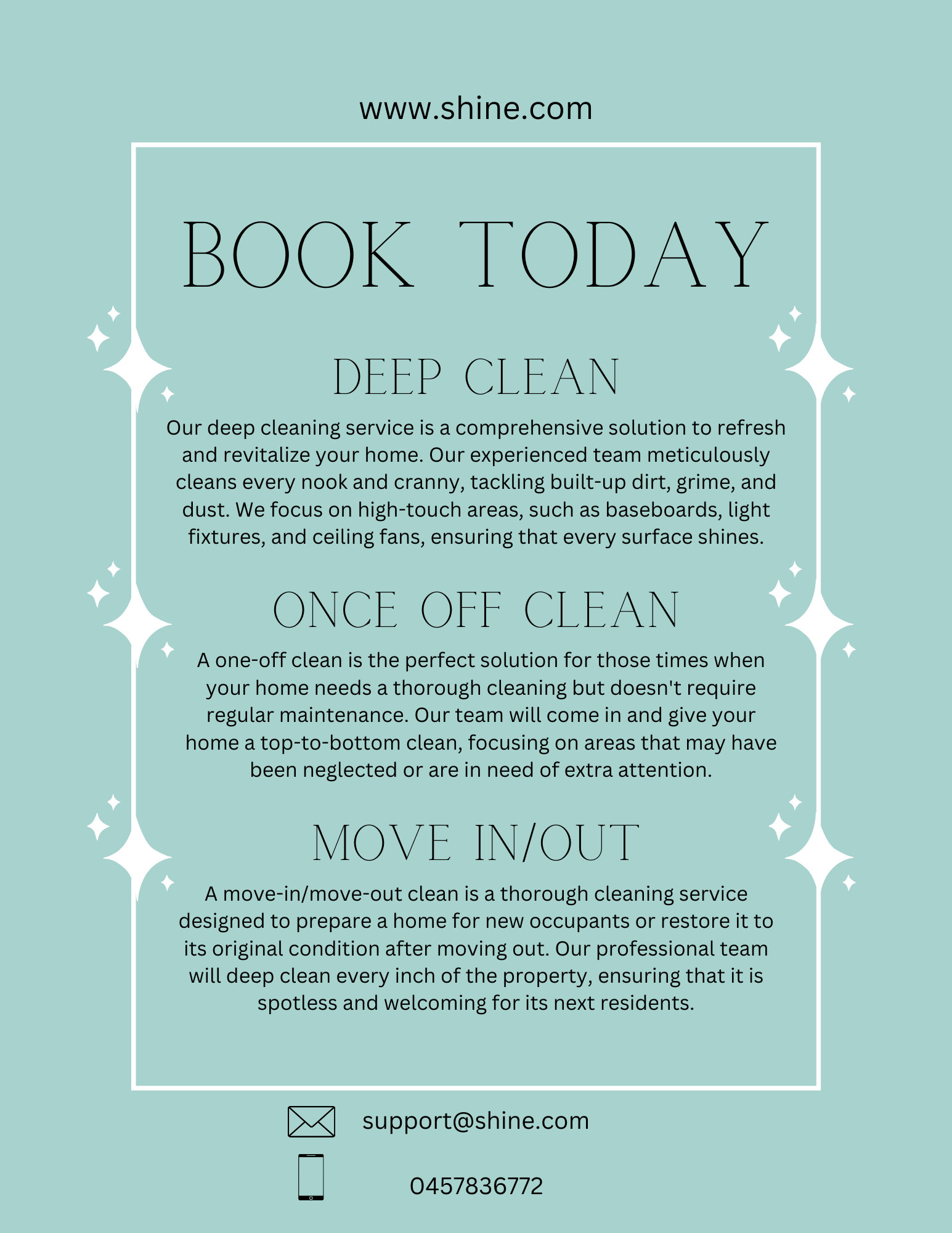 Editable Cleaning Services Template Ready to Use in Your Businesses ...