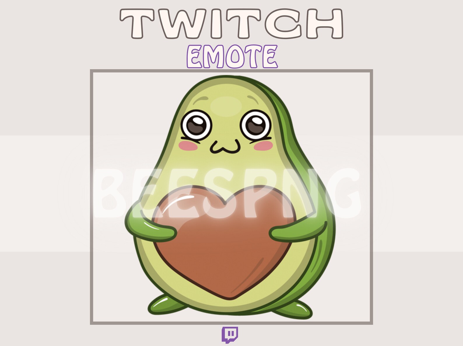 Twitch Emote » "lovecado'' » Emotes for Twitch | Cute Emote, Meme Emote ...