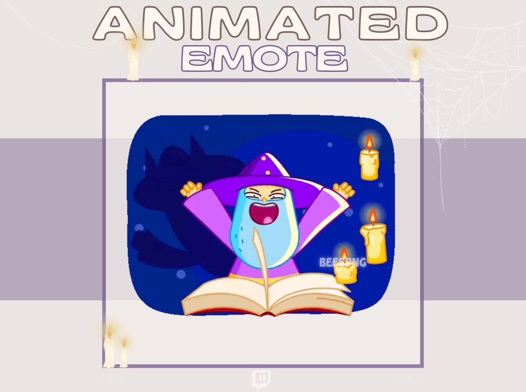 Animated Voodoo Wizard Emote for Twitch, Kick, Discord (GIF) - Etsy