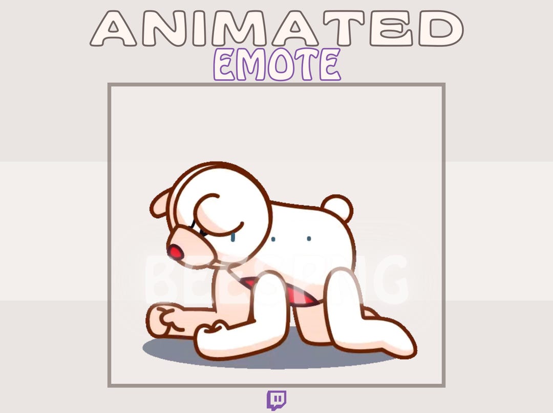 Animated Emote » Crashout Bear » Instant Download | Stream Assets ...