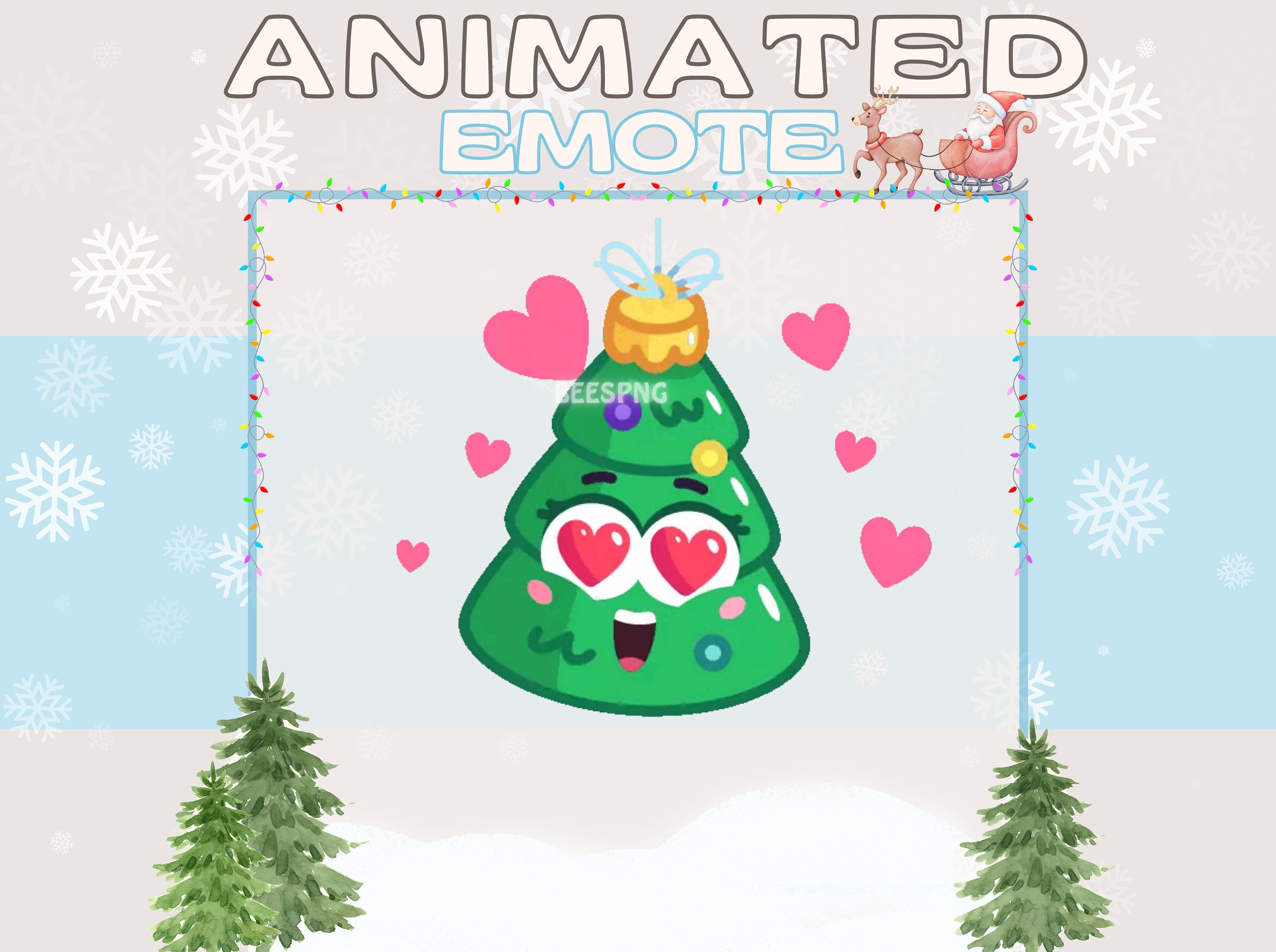 Animated Emote » Love Tree » Instant Download | Christmas Stream Assets ...