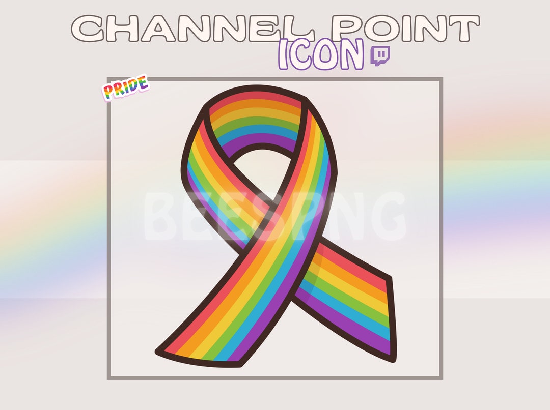 Pride Ribbon ‣ Channel Point Icon • Pride Month Icon | Twitch Icons ...
