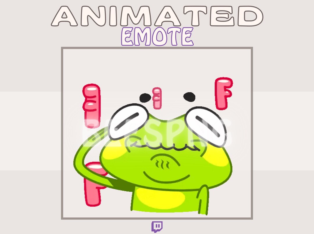 Frog Salut » Twitch Emote » Animated [ Instant Download ] // Stream ...