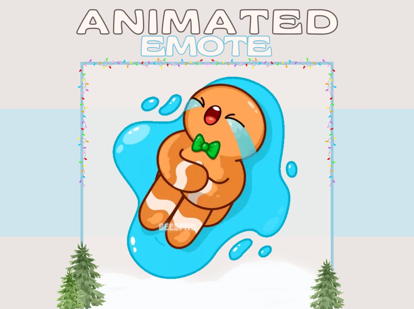 Bad Holiday » Animated Christmas Gingerbread Emote for Twitch, Kick ...