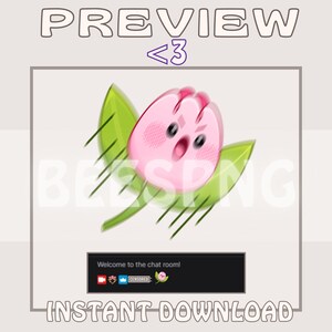 Twitch Emote » "floral Pounce'' » Emotes for Twitch | Cute Emotes ...
