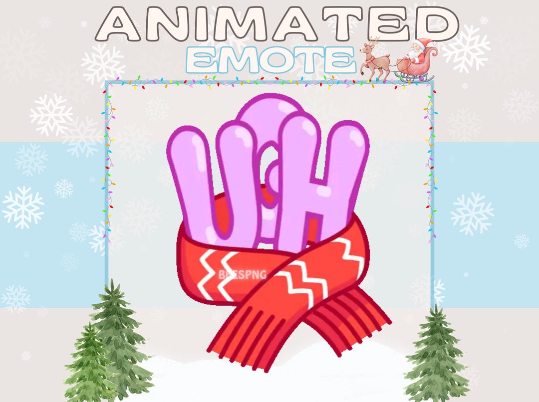 Animated Emote » UGH » Text Twitch Emotes, Christmas Emotes, Holiday ...