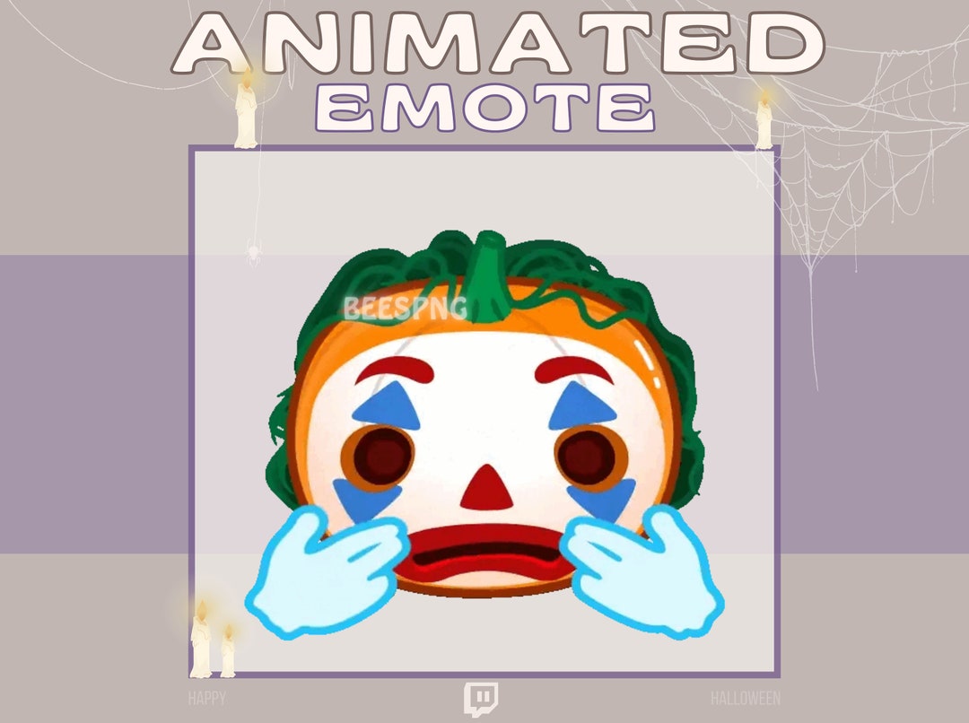 Joker Pumpkin » Animated Halloween Emote for Twitch | Joker Emotes ...