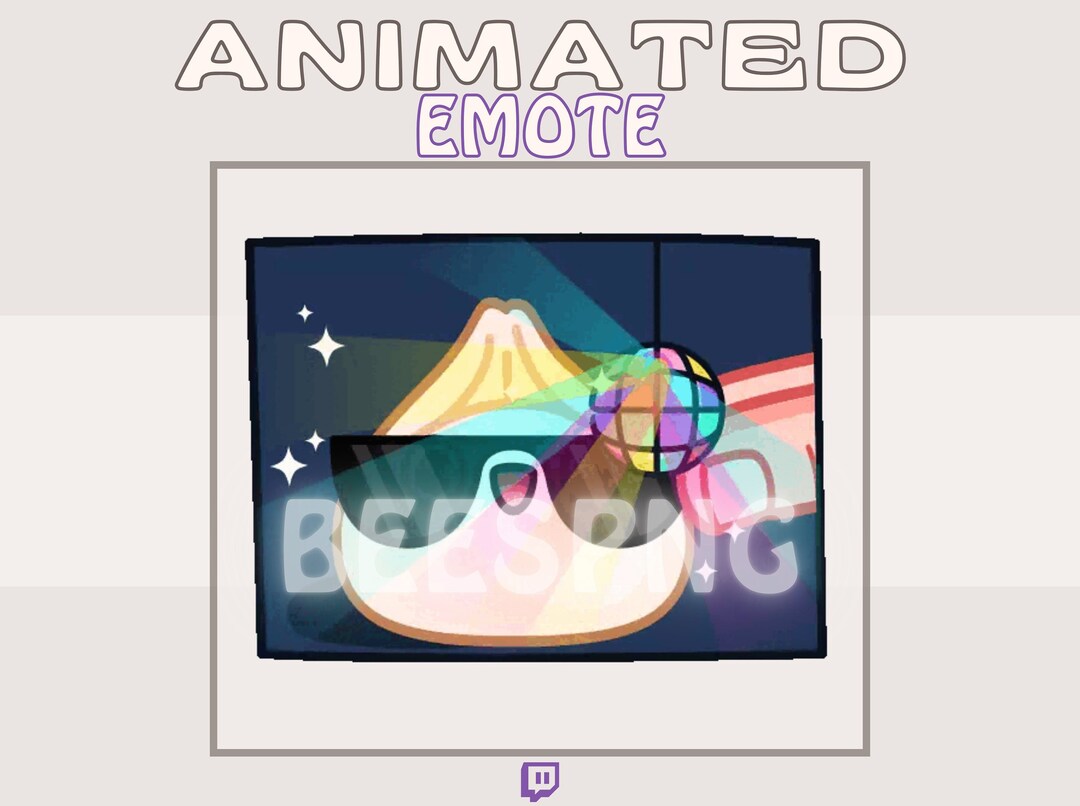 Animated Twitch Emote ''disco'' Emotes for Twitch Dumpling Emotes ...