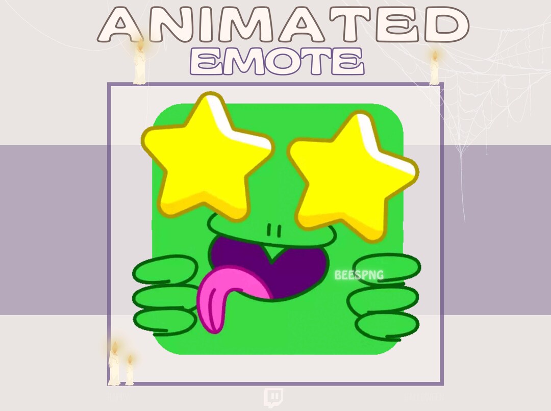Animated Screen Invader Emote, Chameleon Hype Party Emote (GIF .zip) - Etsy