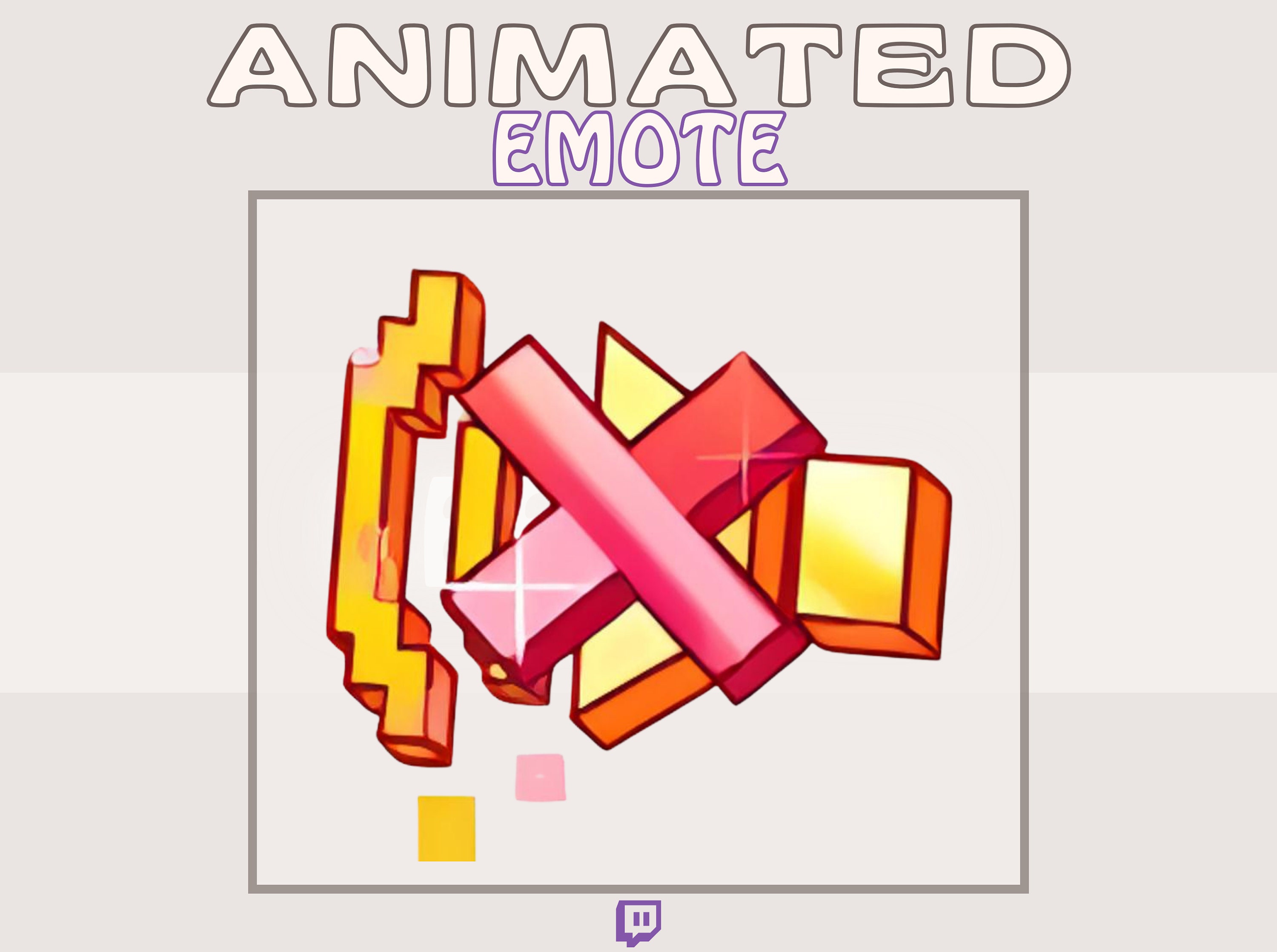 Animated Twitch Emote » STFU » Text Emotes | STFU Emote, Text Emotes ...