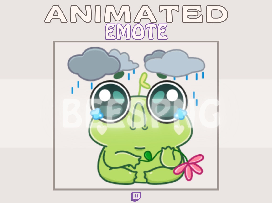 Animated Twitch Emote ''kawaii Frog Sad'' Emotes for Twitch Kawaii ...