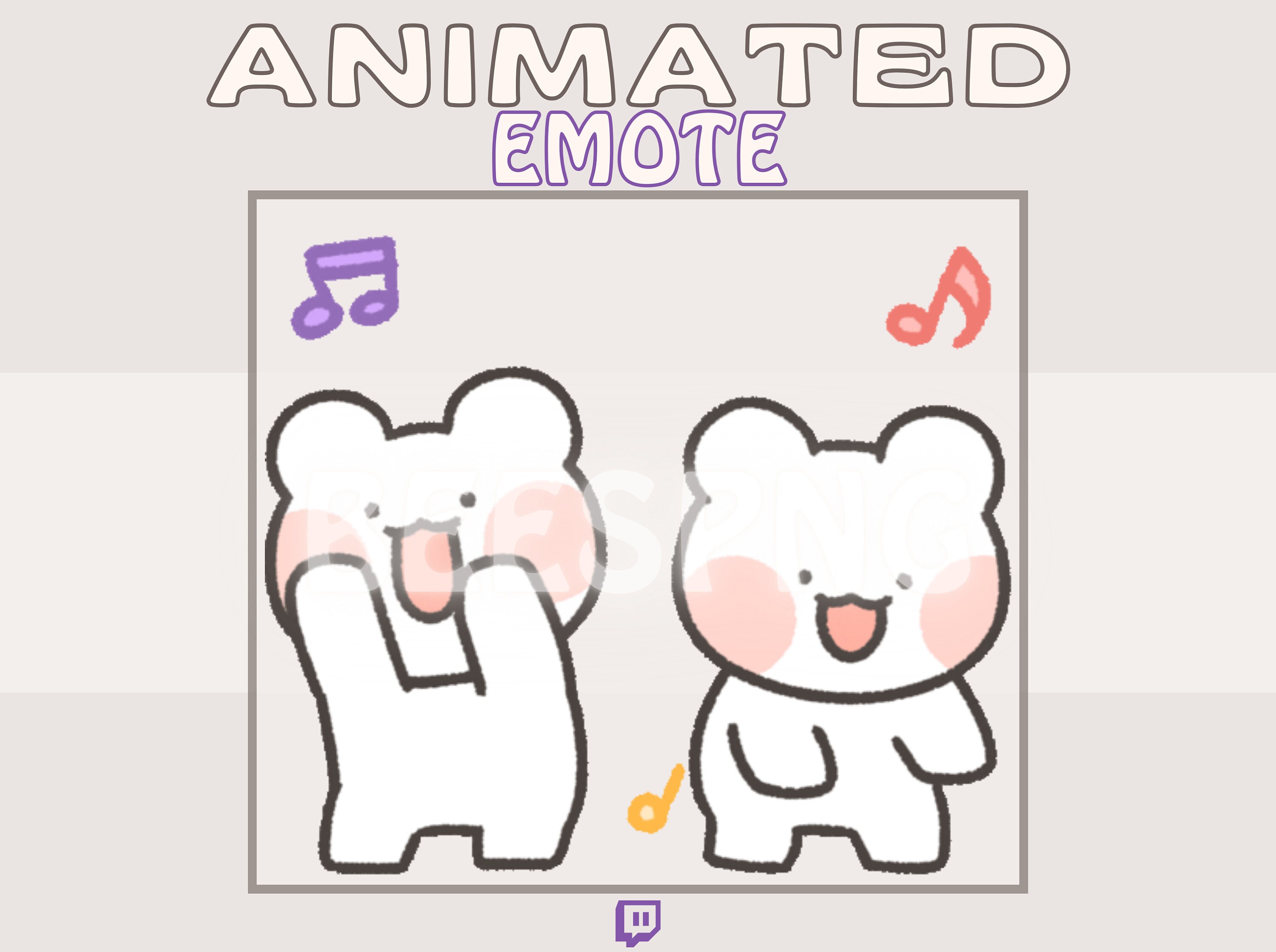 Animated Twitch Emote dance-altol'' pink Emotes for Twitch Cute Emotes ...