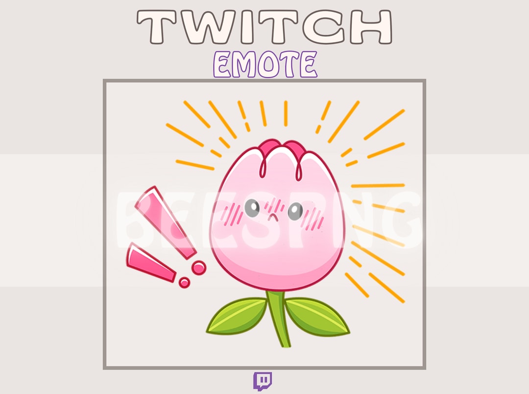 Twitch Emote floral Alerted'' Emotes for Twitch Cute Emotes, Flower ...