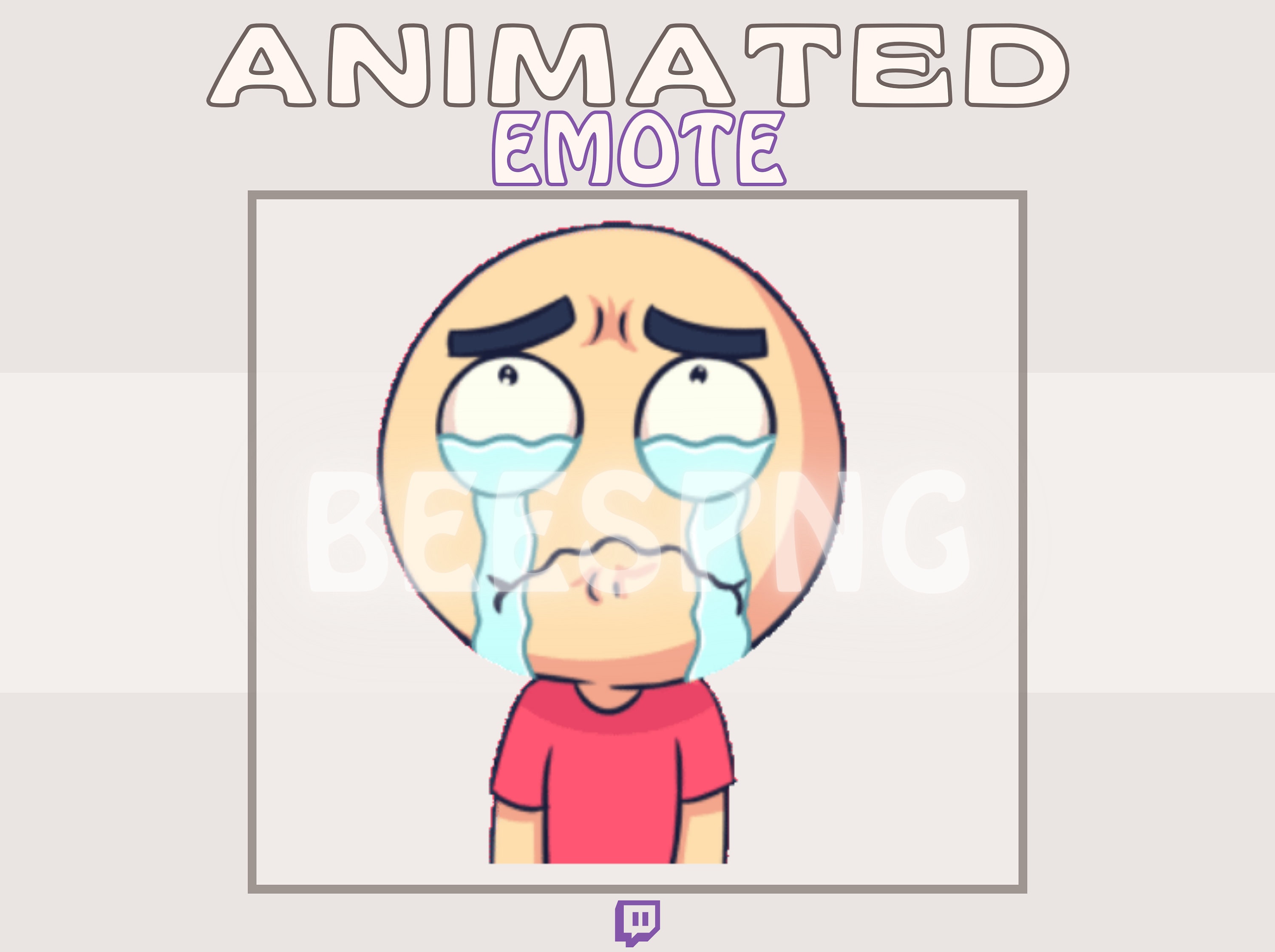 Animated Twitch Emote » ''sobbing'' » Emotes for Twitch | Dude Emotes ...