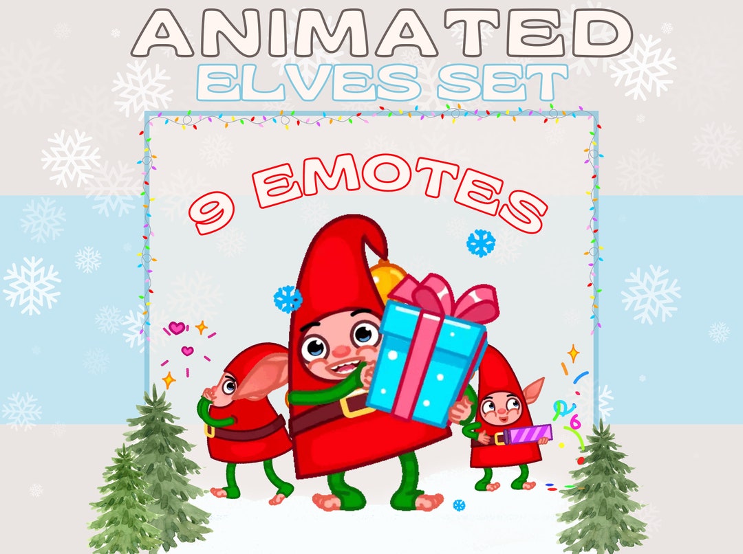 Animated Emote Package » Elves » Christmas Emotes | Christmas Emotes ...