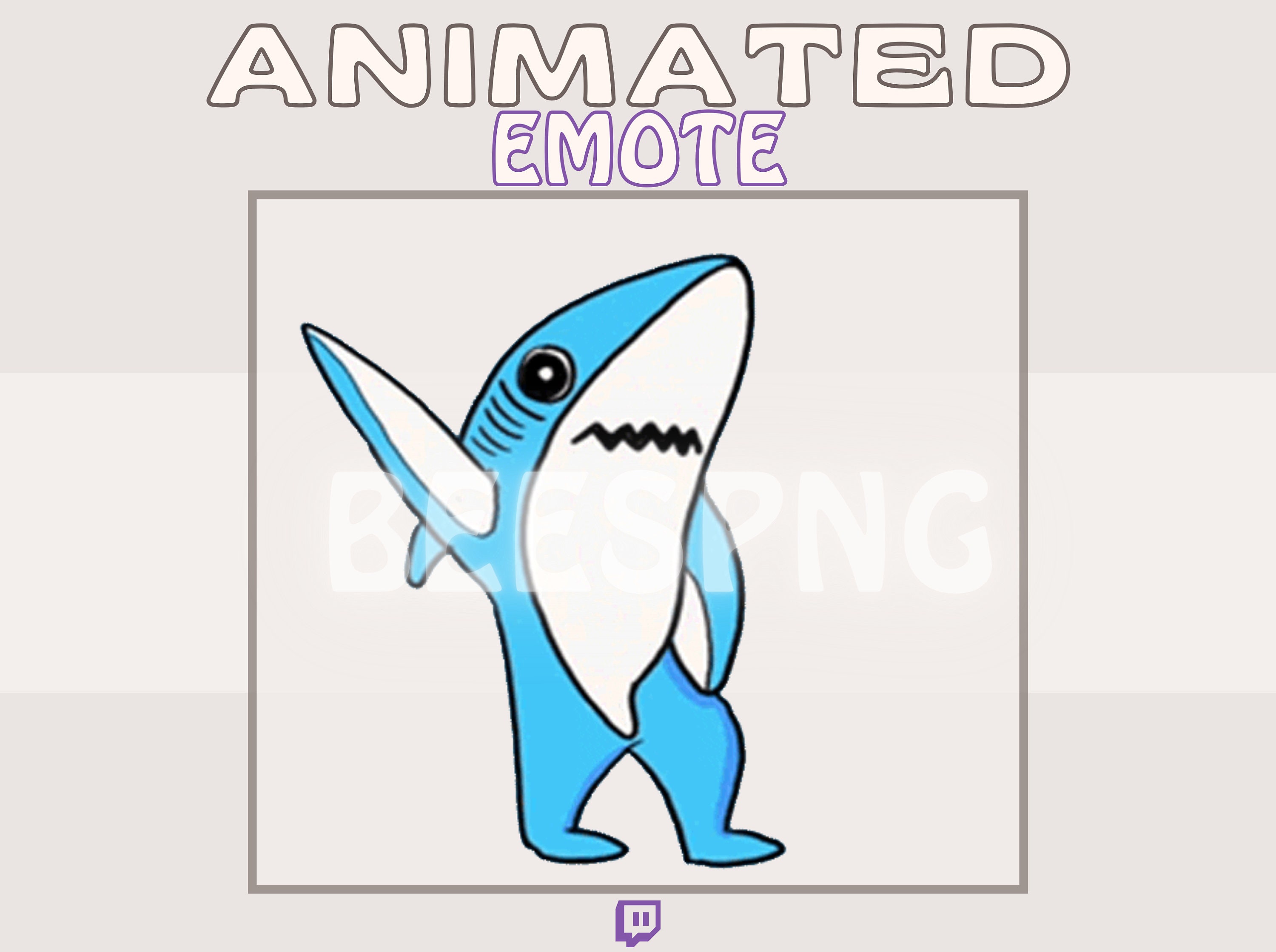 Animated Twitch Emote » "dancing Shark'' » Emotes for Twitch | Shark ...