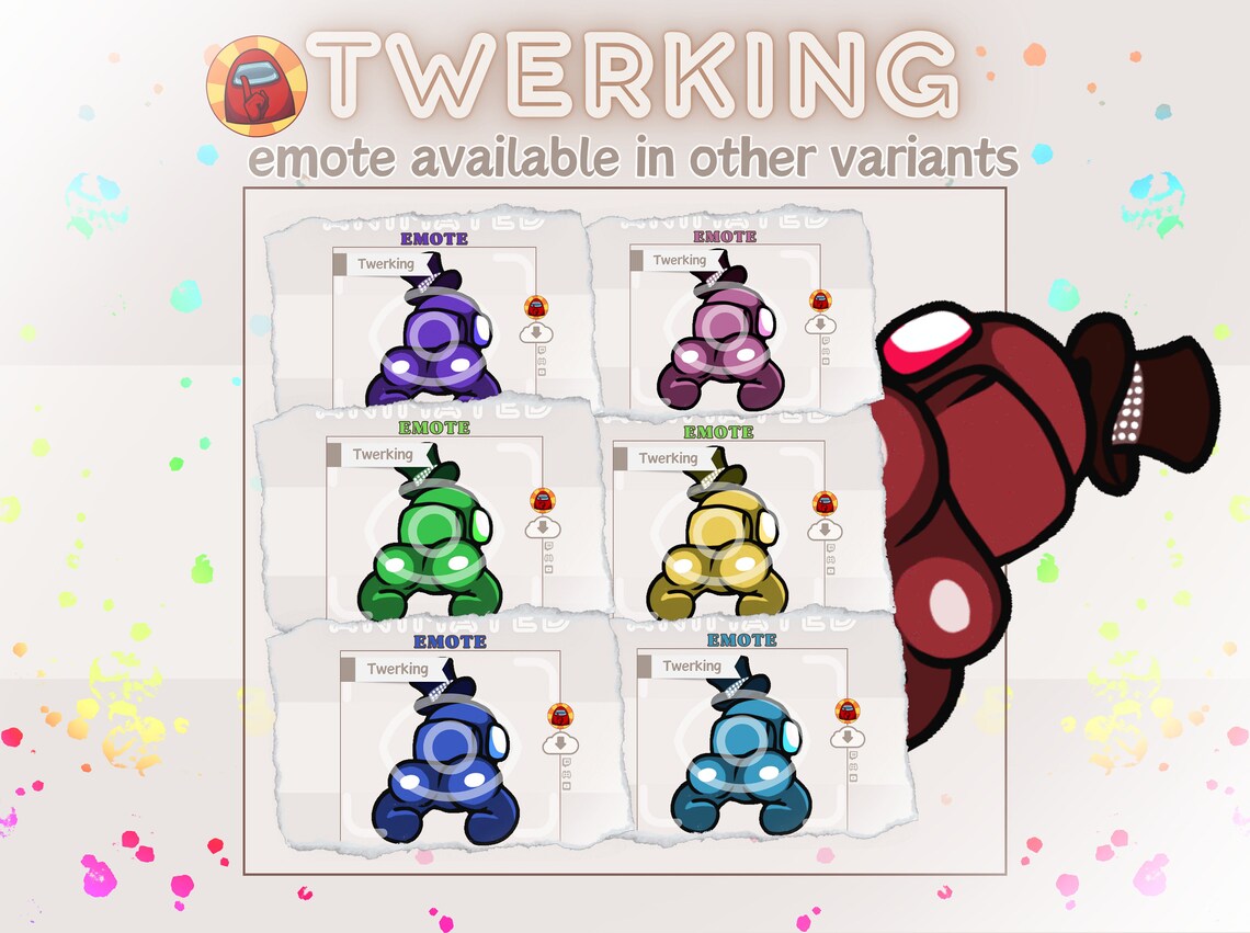 Animated Twitch Emote ''twerking'' Emotes for Twitch Cute Emotes ...