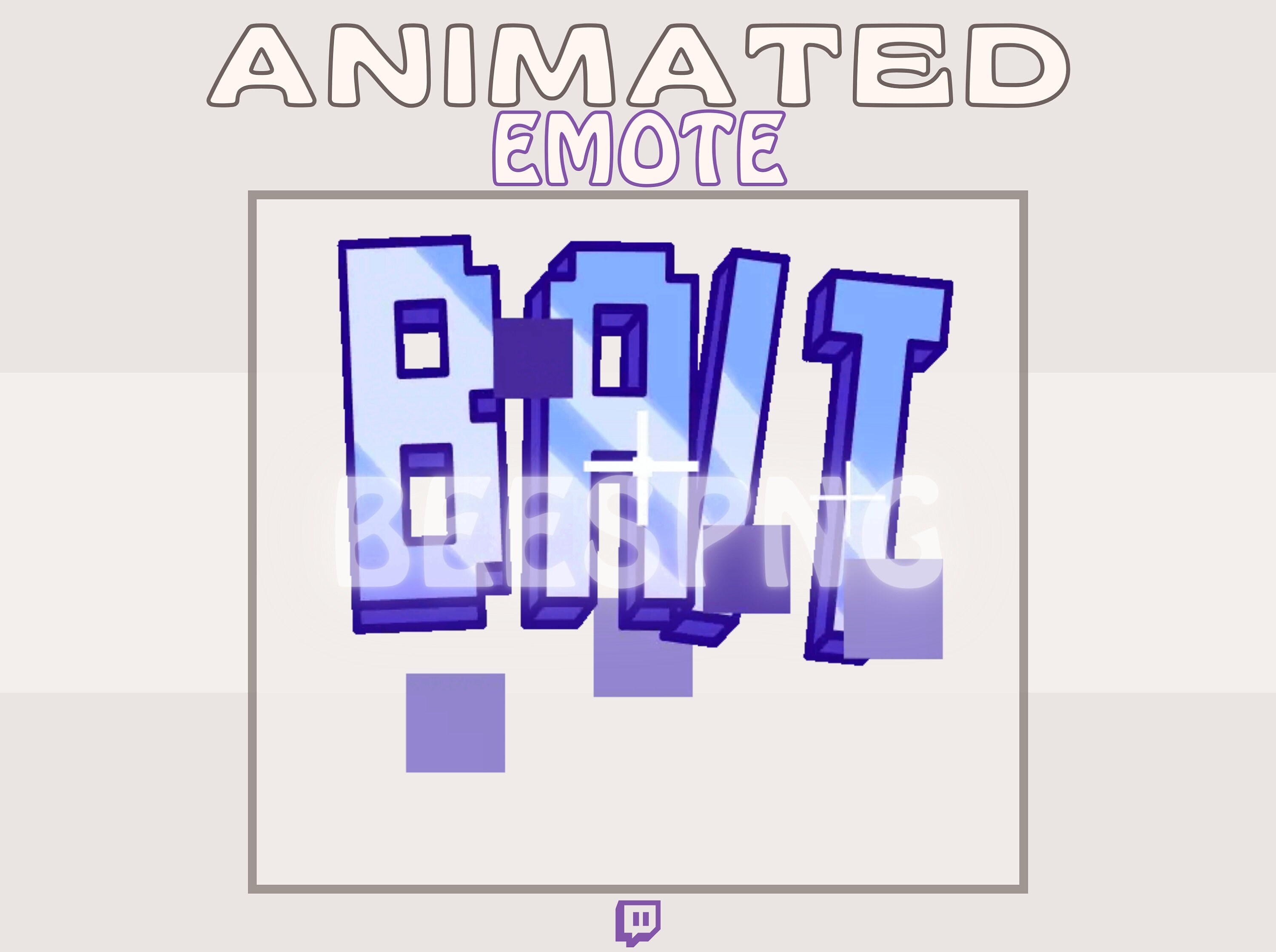 Animated Twitch Emote BAITED Text Emotes Bait Emote, Text Emotes ...