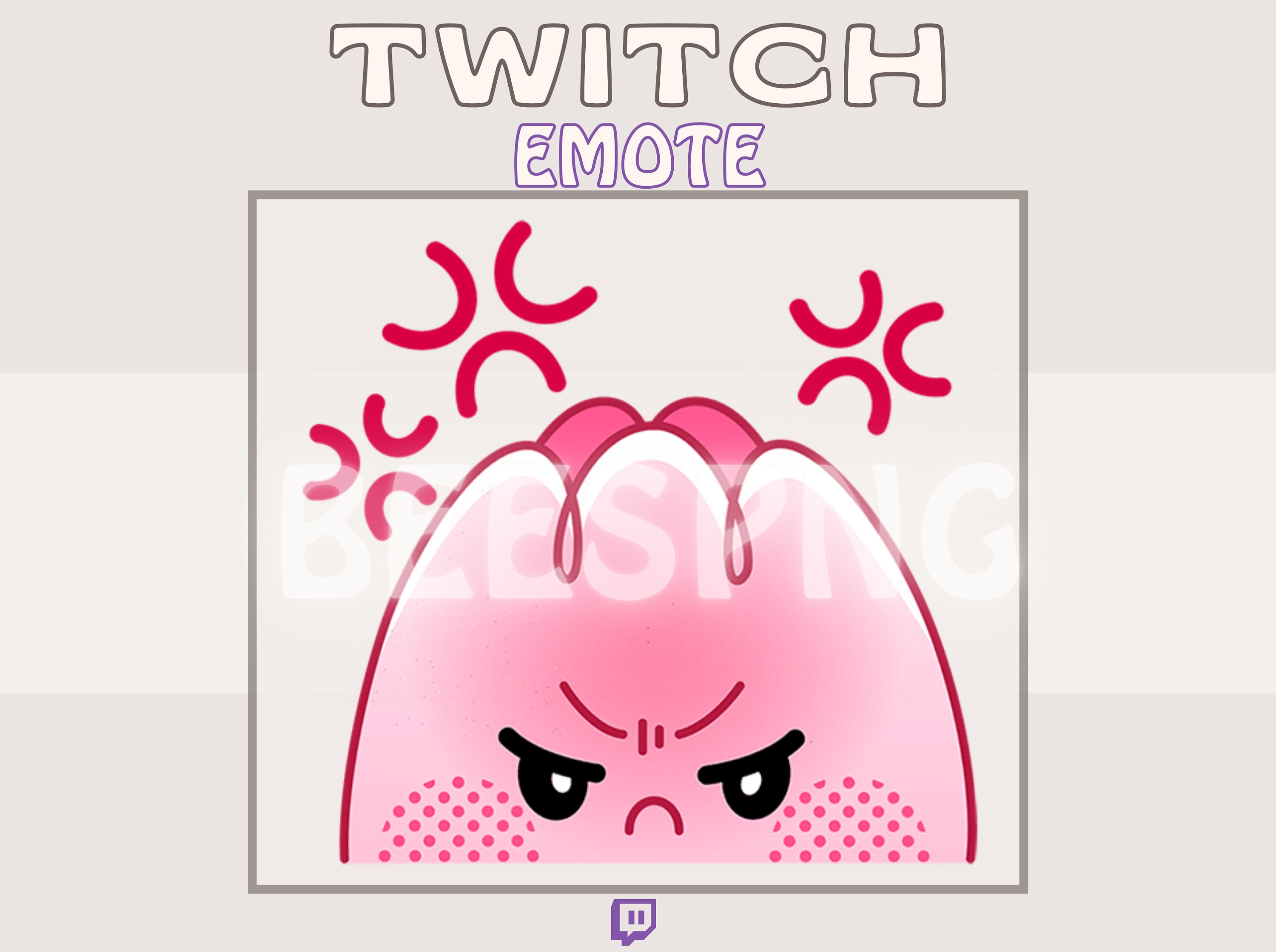 Twitch Emote » "floral Angy'' » Emotes for Twitch | Cute Emotes, Flower ...