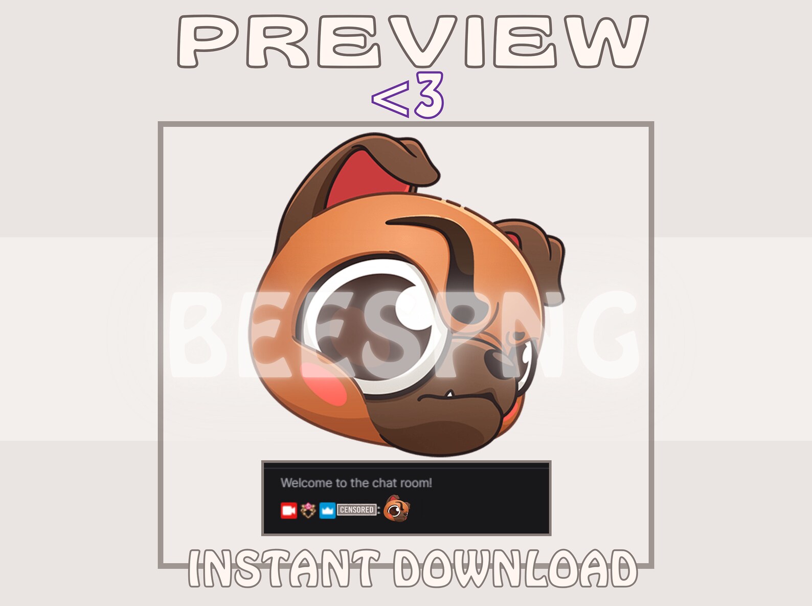 Twitch Emote eyebrow Raise'' Emotes for Twitch Cute Emote, Meme Emote ...