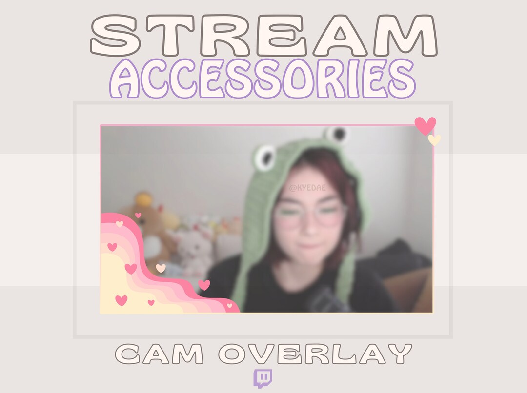 Little Love Wave Cam Overlay Stream Accessories Cam Overlay, Stream ...
