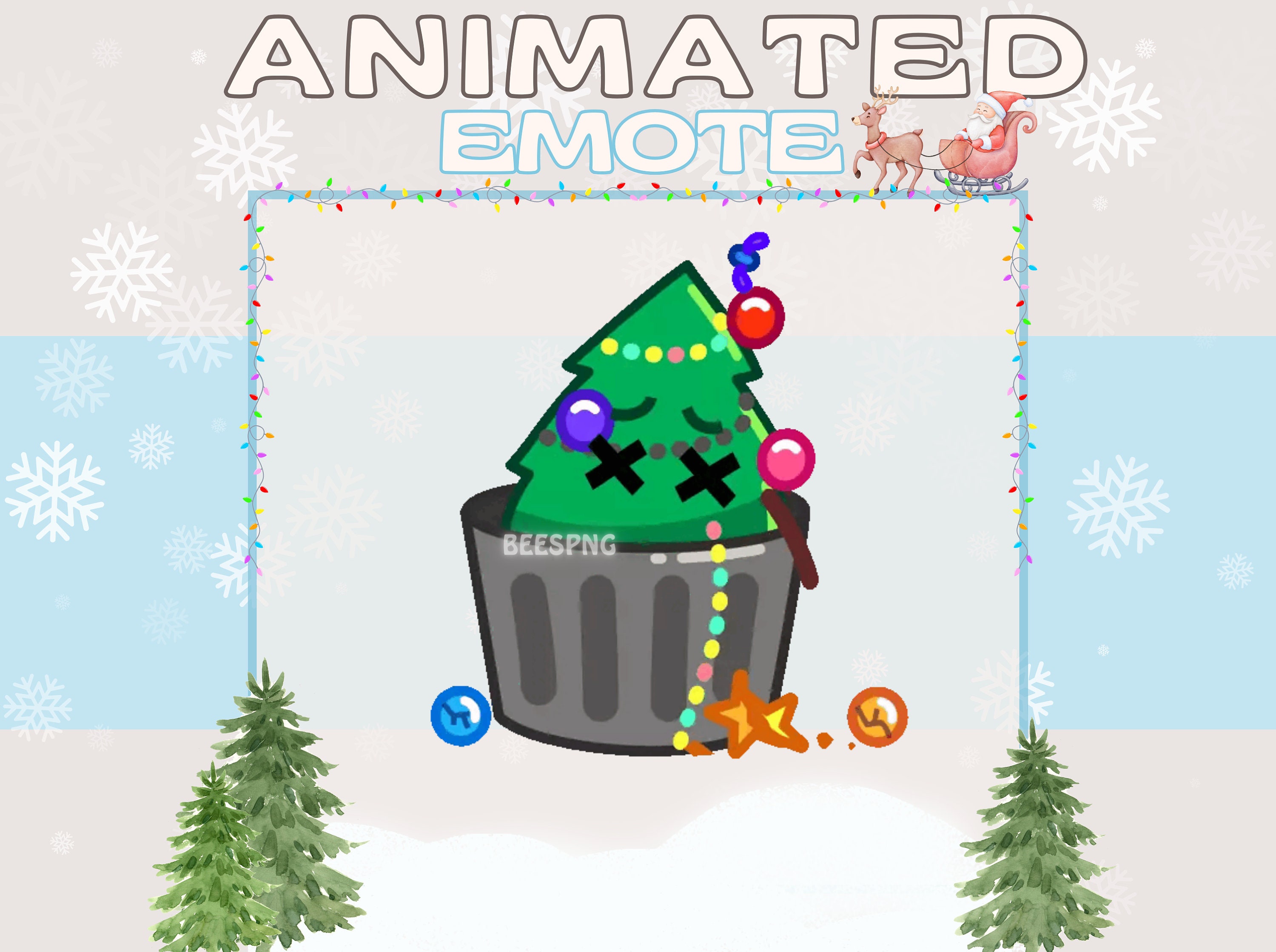 Animated Twitch Emote » ''trash Tree'' » Emotes for Twitch | Christmas ...