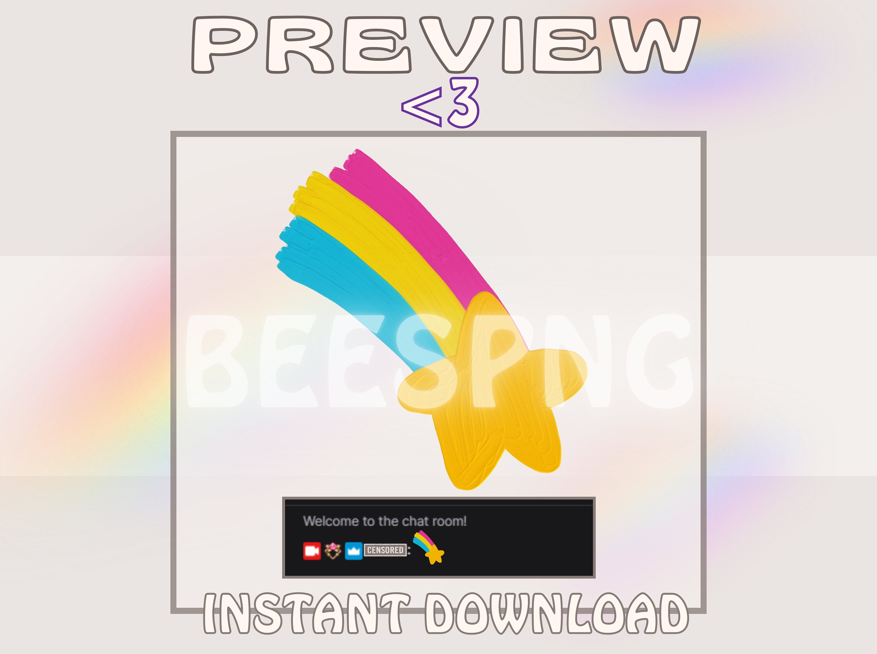 Twitch Emote » ''pan Pride Star'' » Emotes for Twitch | Pride Emotes ...