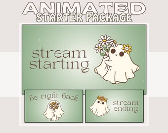 Paper Love ‣ Animated Twitch Overlay ‣ Starter Package | Animated ...