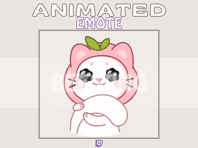 Animated Twitch Emote » ''cuddle Tail'' » Emotes for Twitch | Cat ...