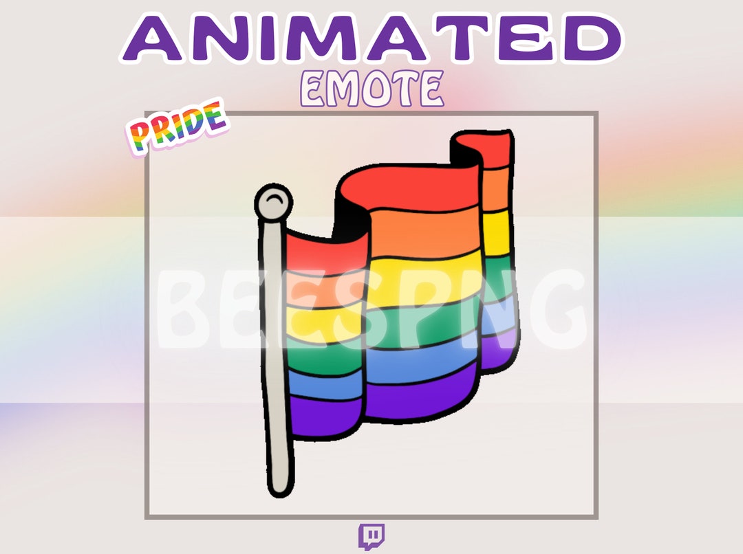 Animated Twitch Emote » ''pride Flag'' » Emotes for Twitch | Pride ...