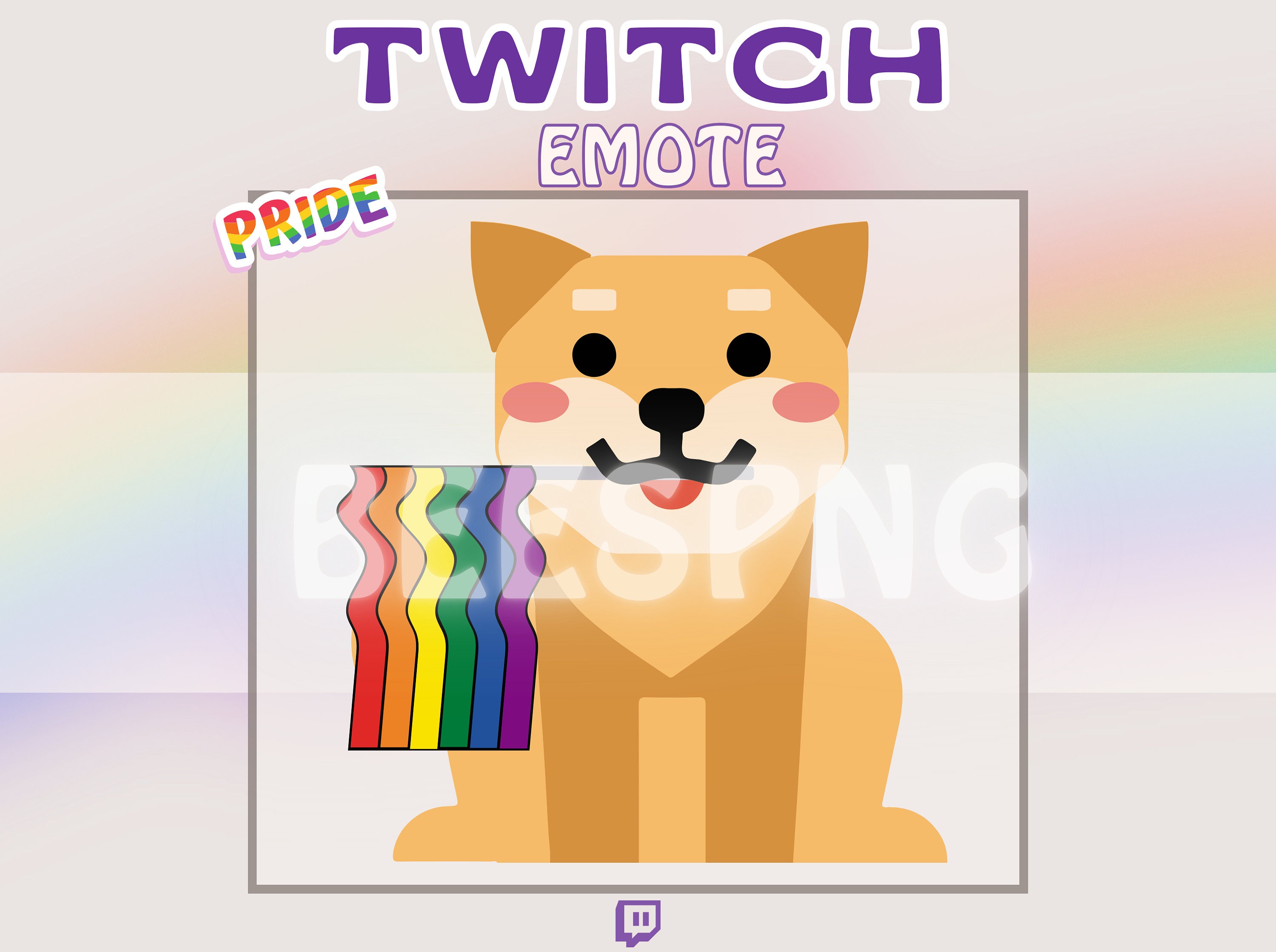 Twitch Emote » ''doggy Pride Flag'' » Emotes for Twitch | Pride Emotes ...